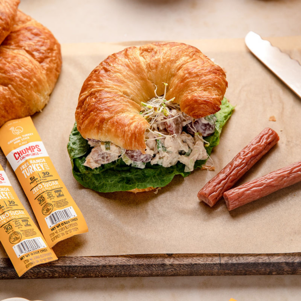 Chicken Salad Croissant Sandwiches | Chomps | Chomps