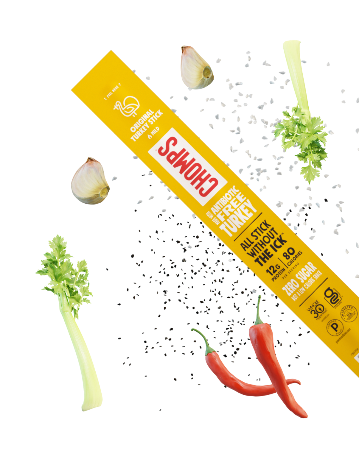 Turkey Jerky Stick Flavor Variety Pack | Chomps
