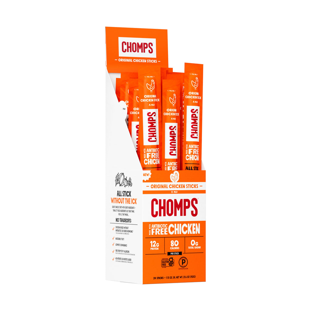Original Chicken Meat Sticks |12g Protein, Antibiotic-Free Chicken | Chomps