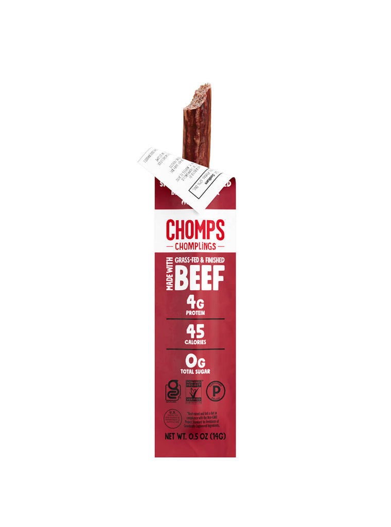 Beef Smoky BBQ Jerky Snack Packs 6 ct. | Chomplings | Chomps